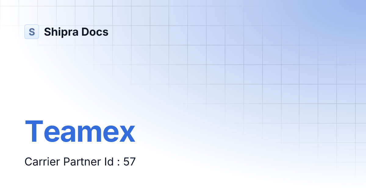 Teamex | Shipra Docs