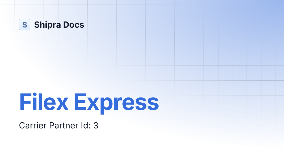 Filex Express | Shipra Docs
